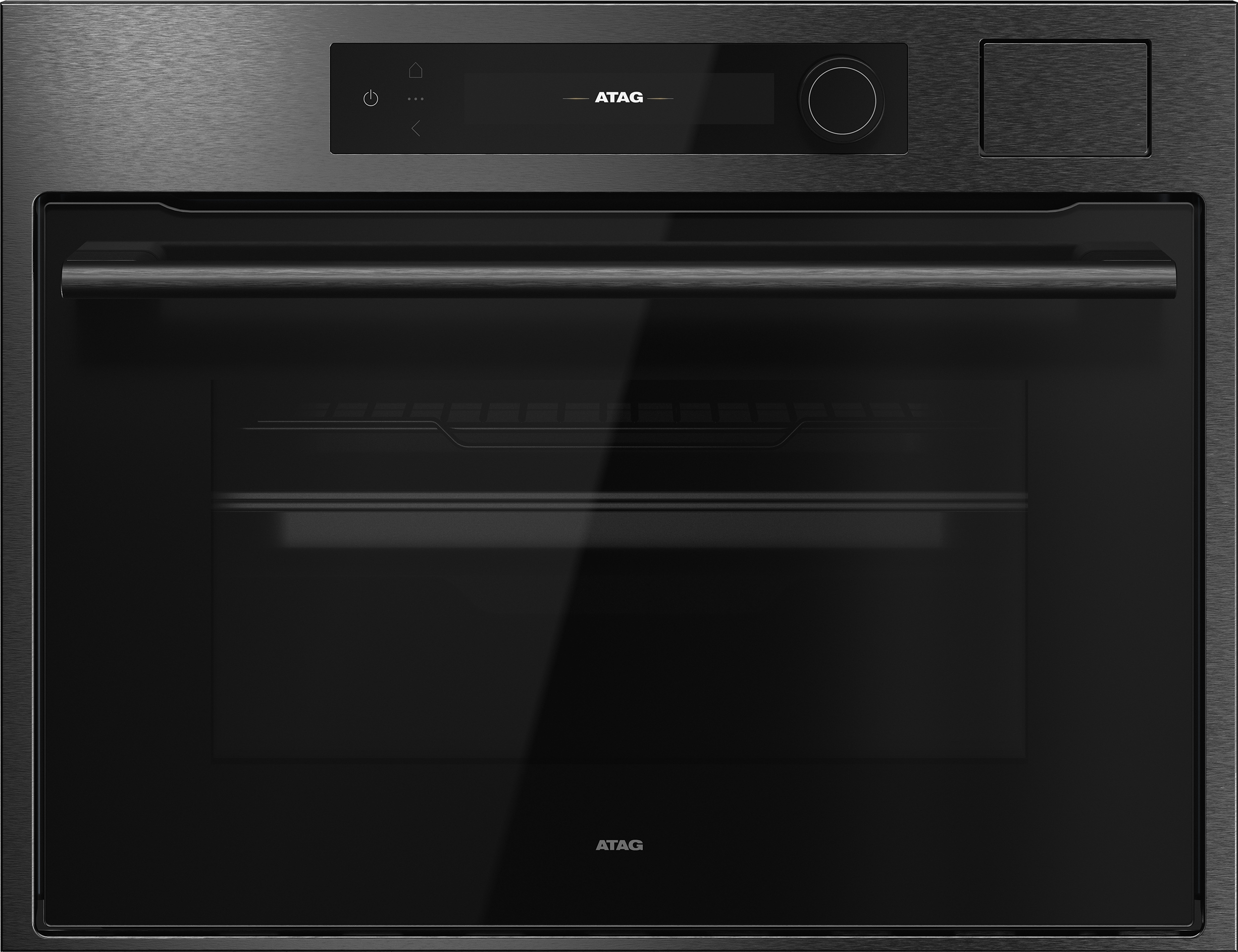 Atag CS8412D combi-stoomoven blacksteel