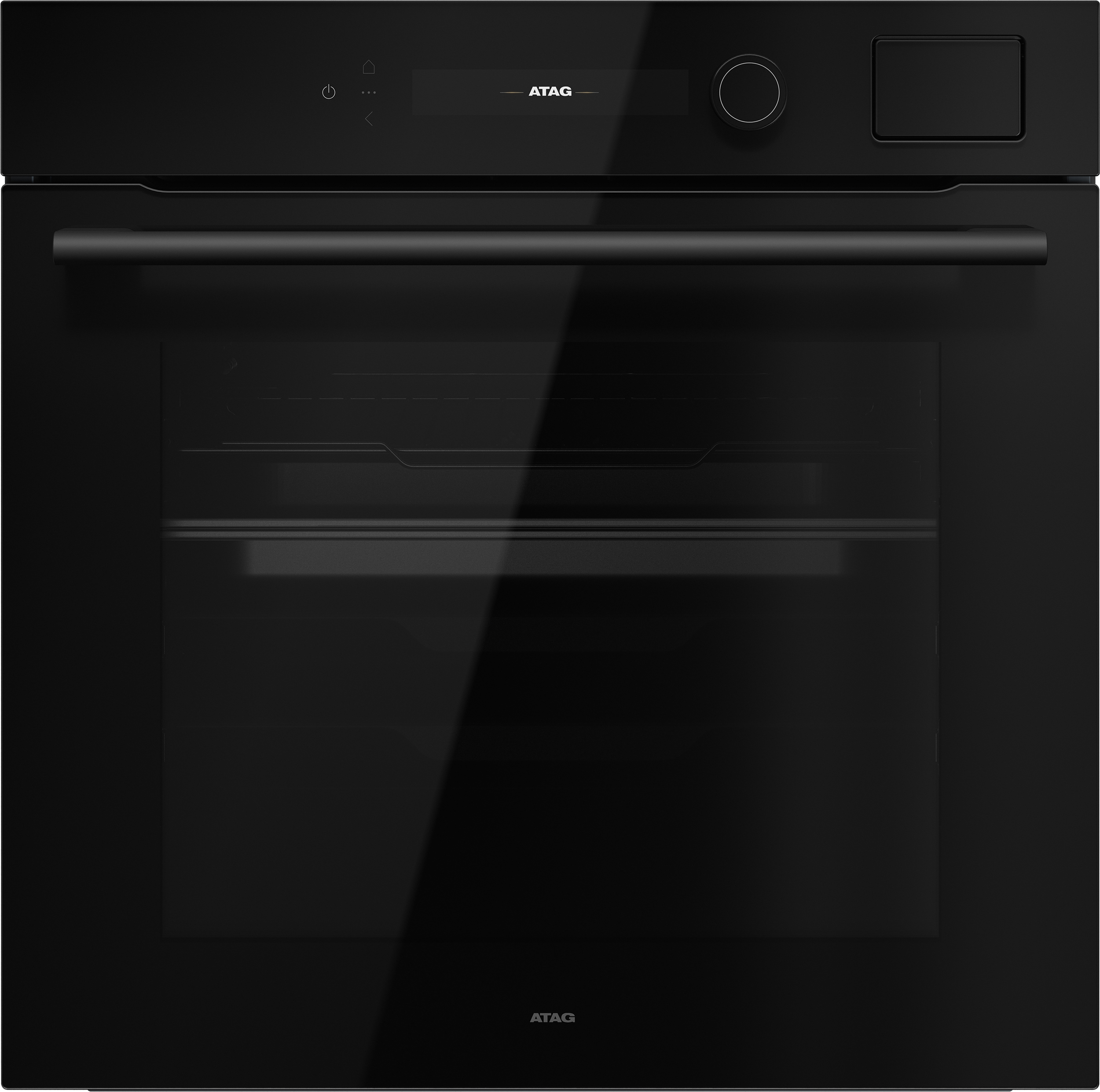 Atag CS8671D combi-stoomoven zwart glas
