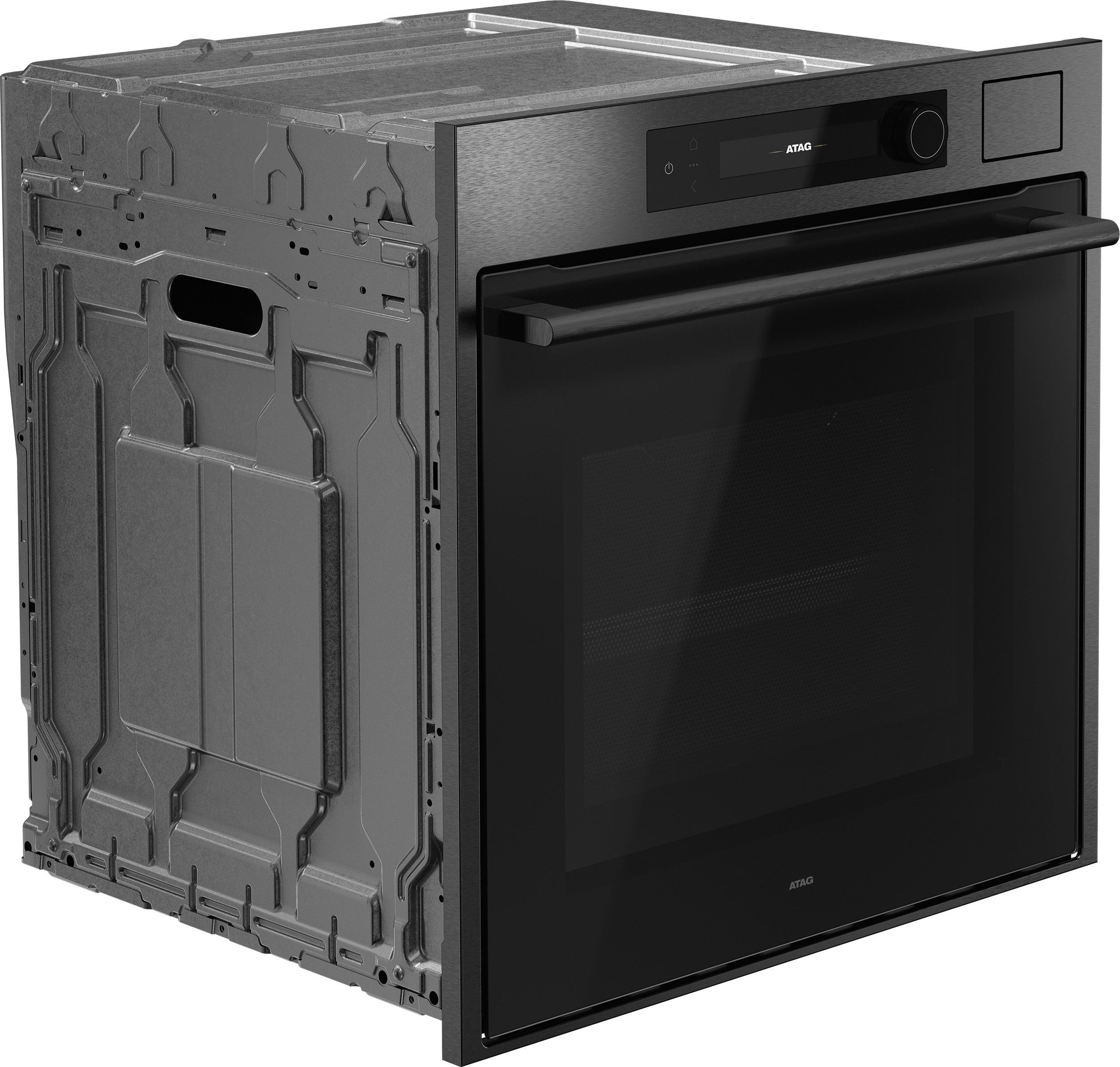 Atag CSX8612D combi-stoomoven met magnetron blacksteel