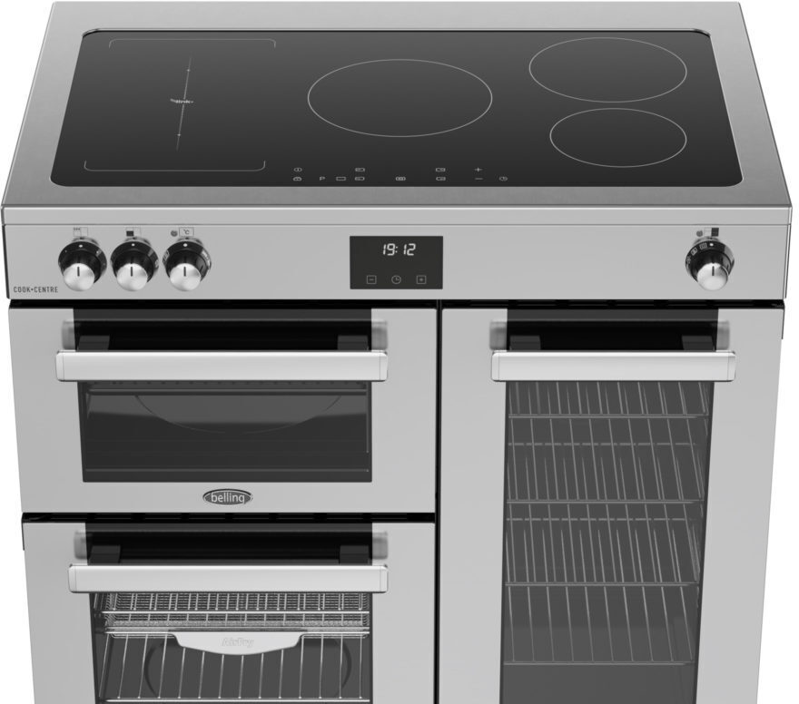 Belling COOKCENTRE 90Ei STA inductie fornuis - rvs