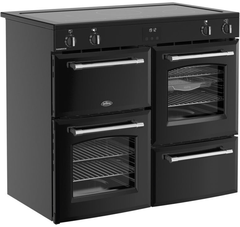 Belling FARMHOUSE 100Ei BLK inductie fornuis - zwart