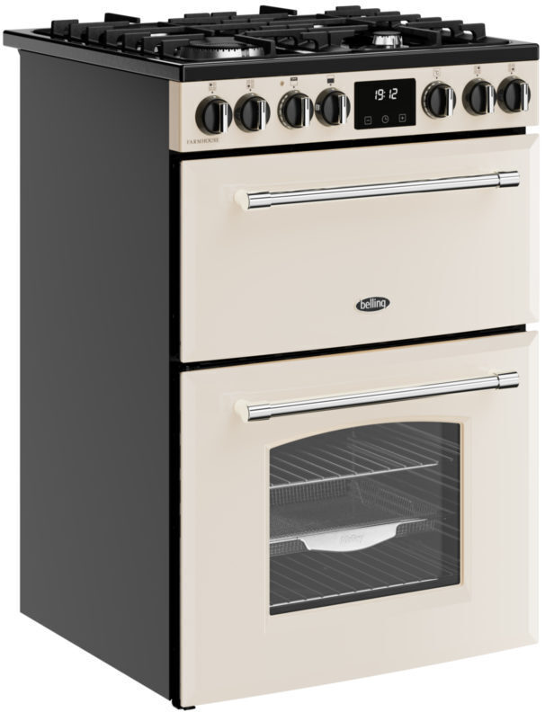 Belling FARMHOUSE 60DF CRM gas fornuis - creme