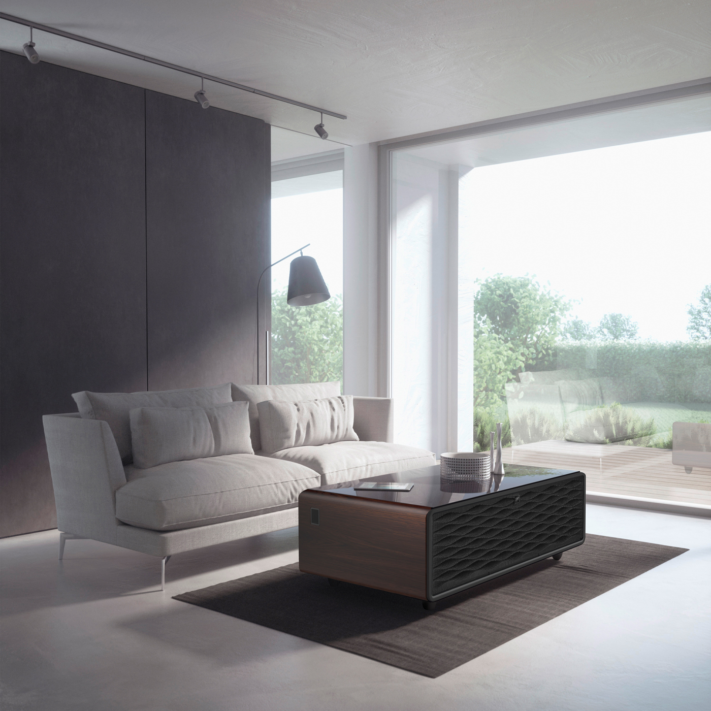 CASO Sound & Cool Hout koelkast hout-look
