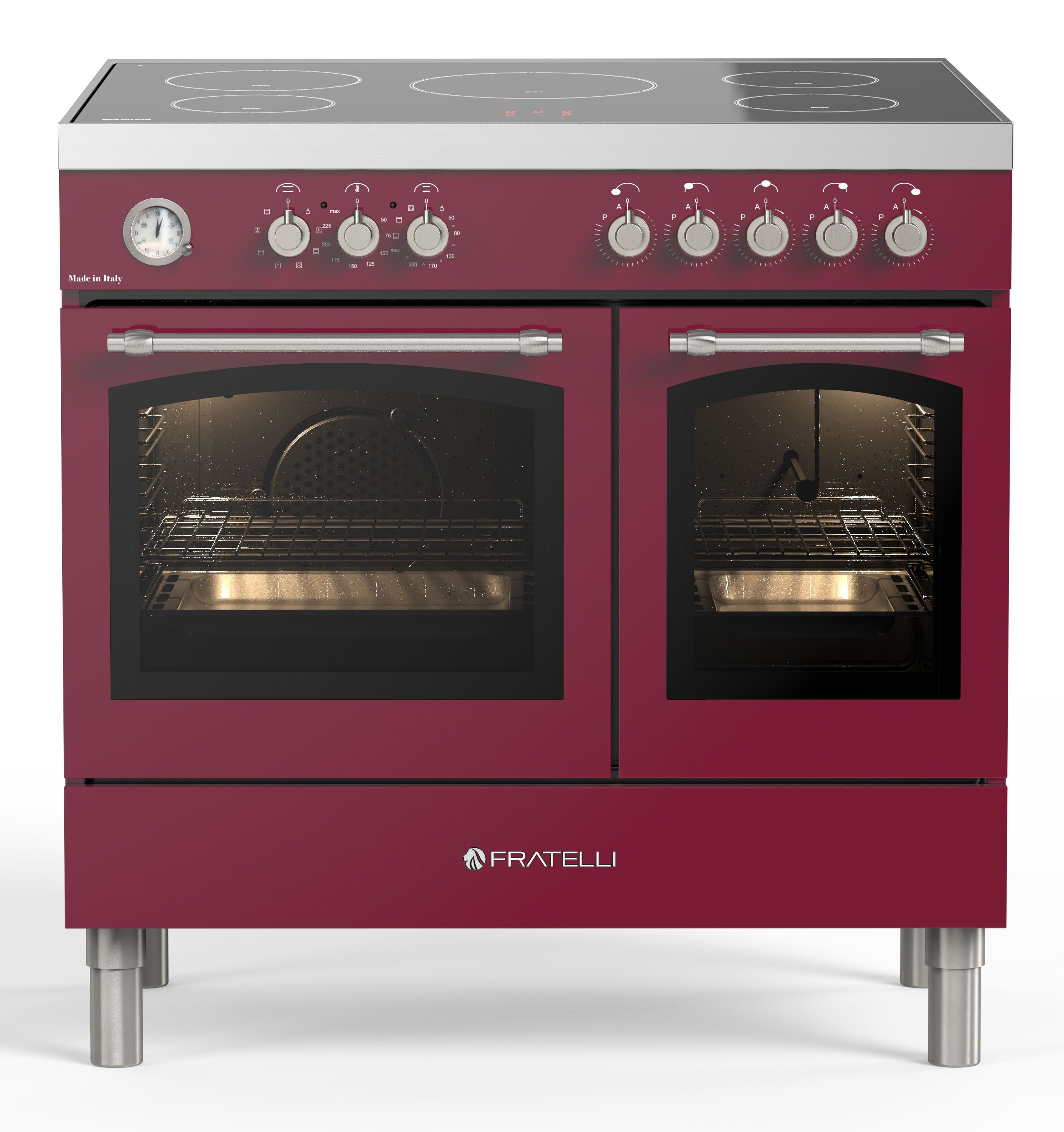 Fratelli VE2920I5FEMBUCR inductie fornuis - rood