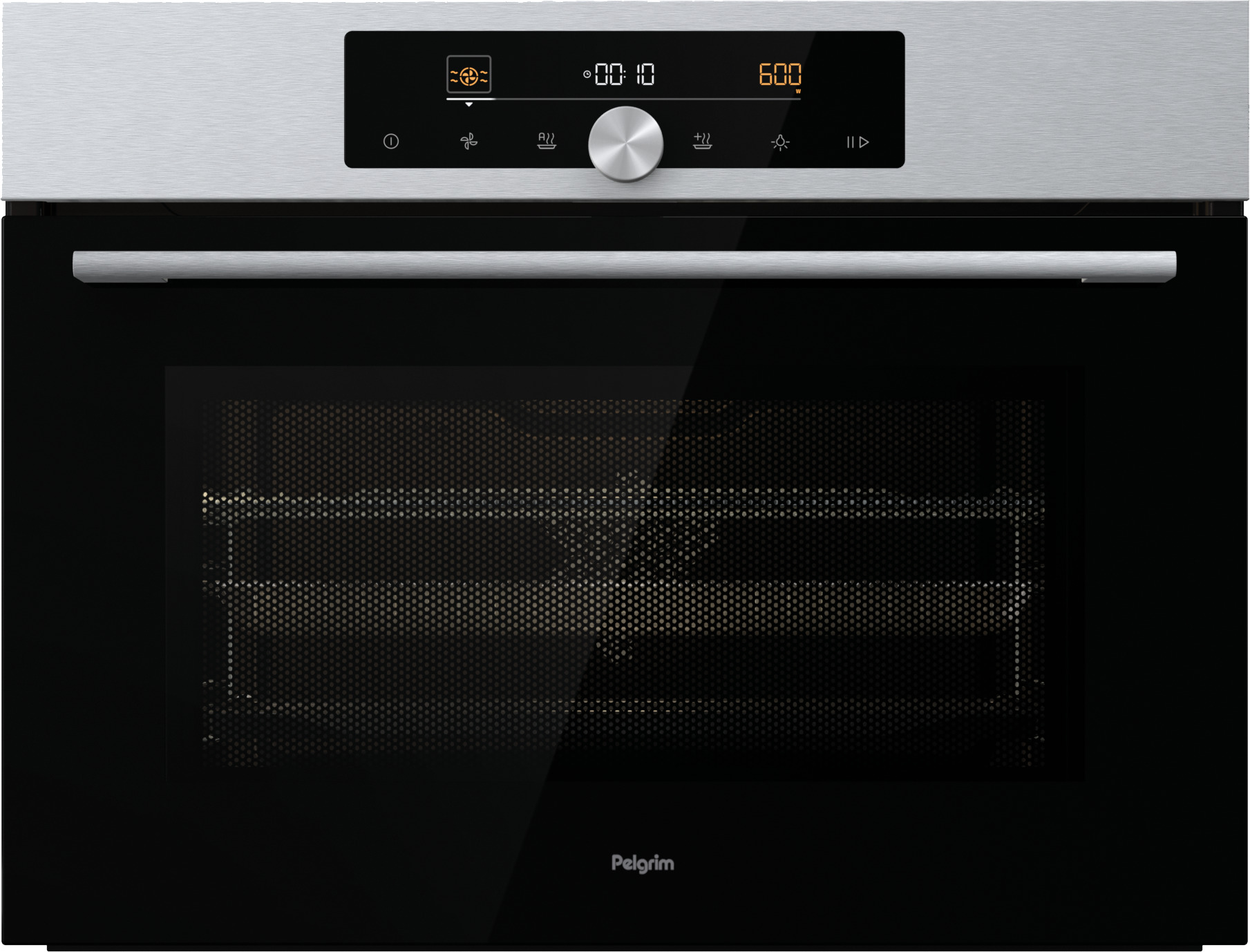 Pelgrim OM540RVS oven met magnetron rvs