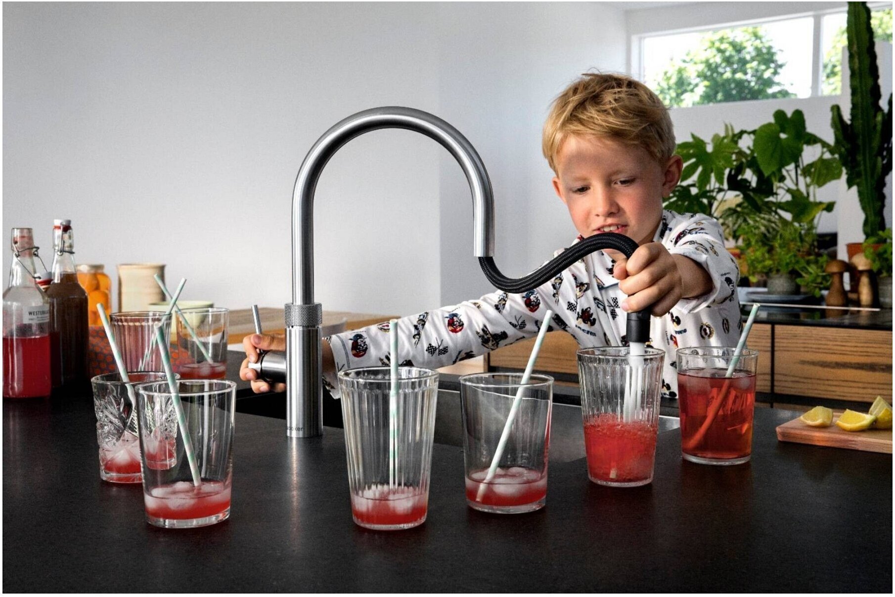 Quooker PRO3 Flex Round RVS kokend water kraan rvs