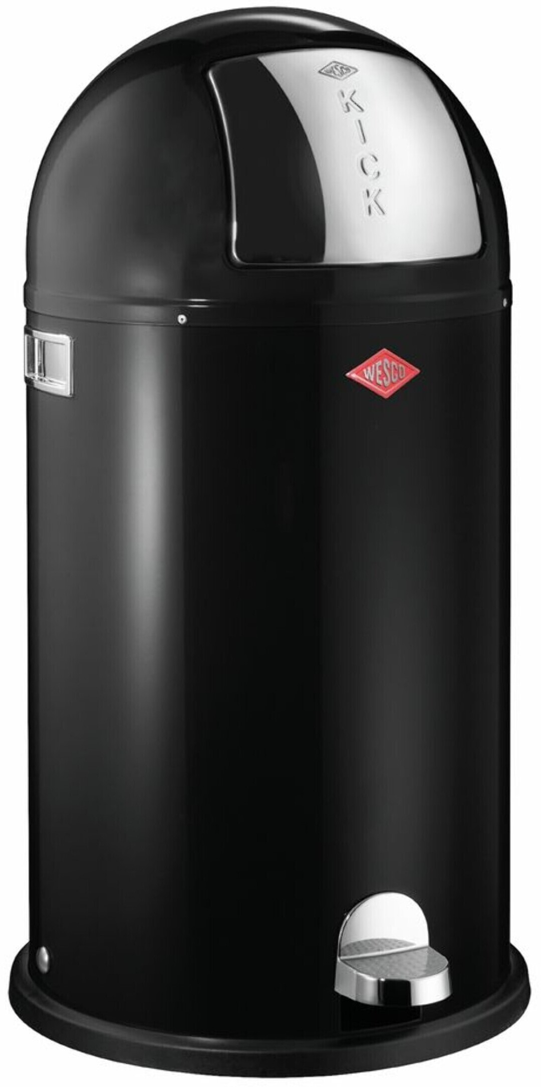Wesco Kickboy, zwart 8011556 afvalbak zwart