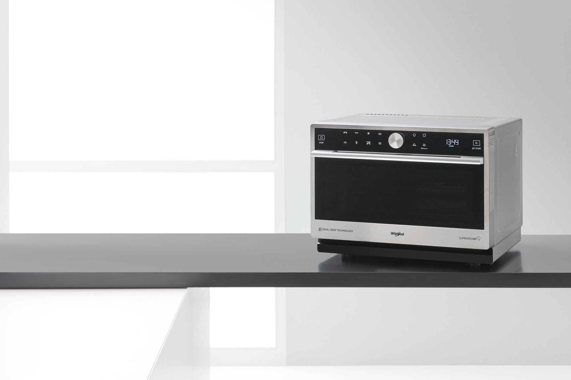Whirlpool MWP 3391 SX combi-magnetron rvs