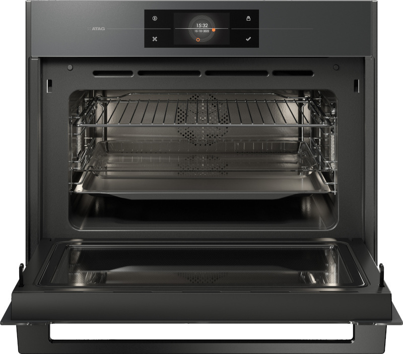 Atag CX4685M oven met magnetron grijs glas