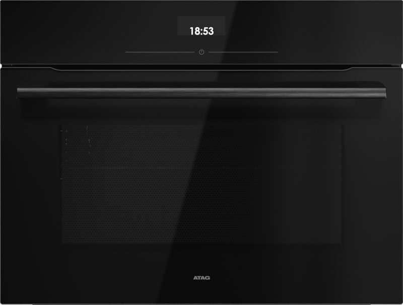 Atag MA6471C combi-stoomoven met magnetron zwart glas