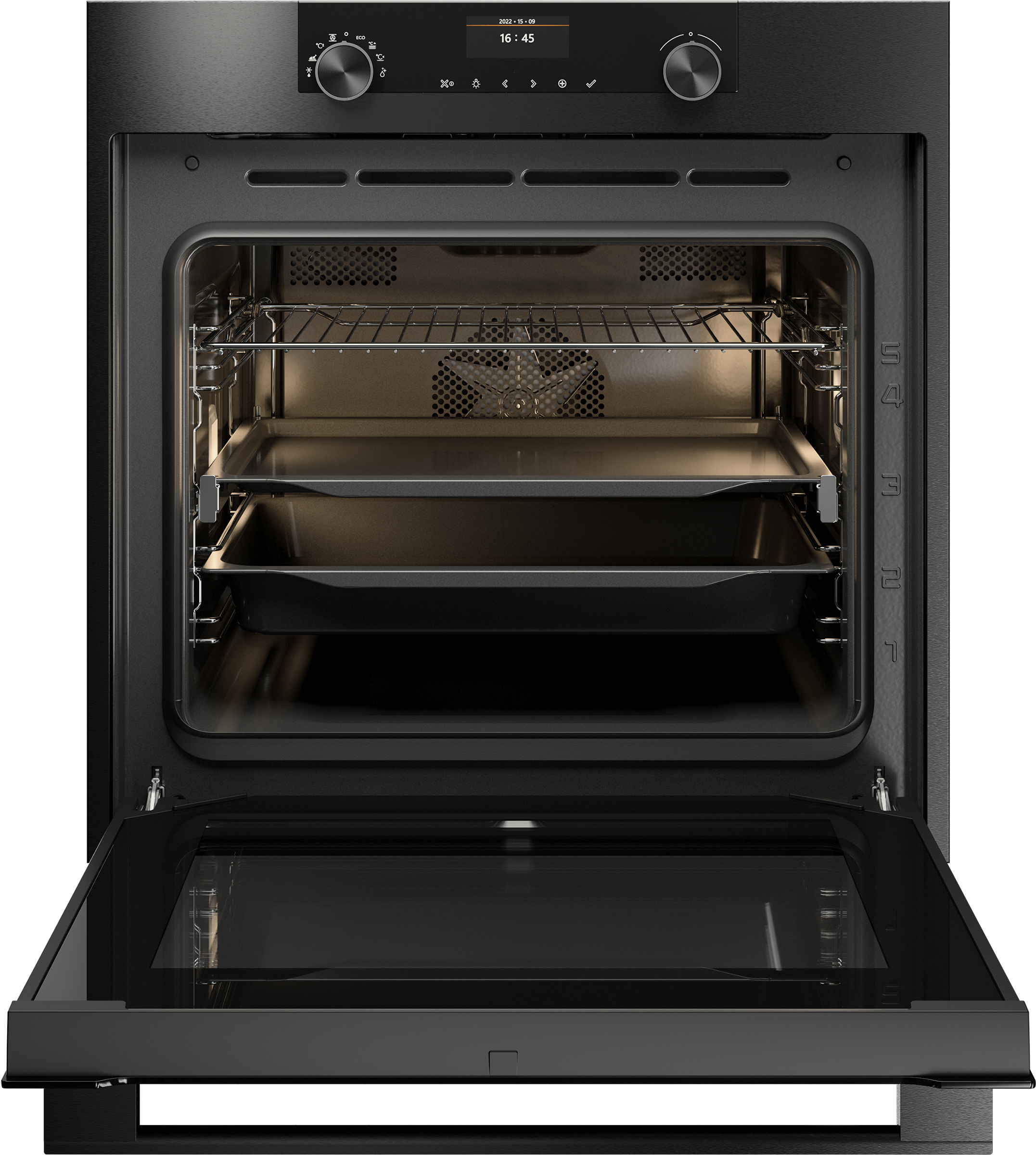 Atag OX66121C oven blacksteel - De Schouw Witgoed
