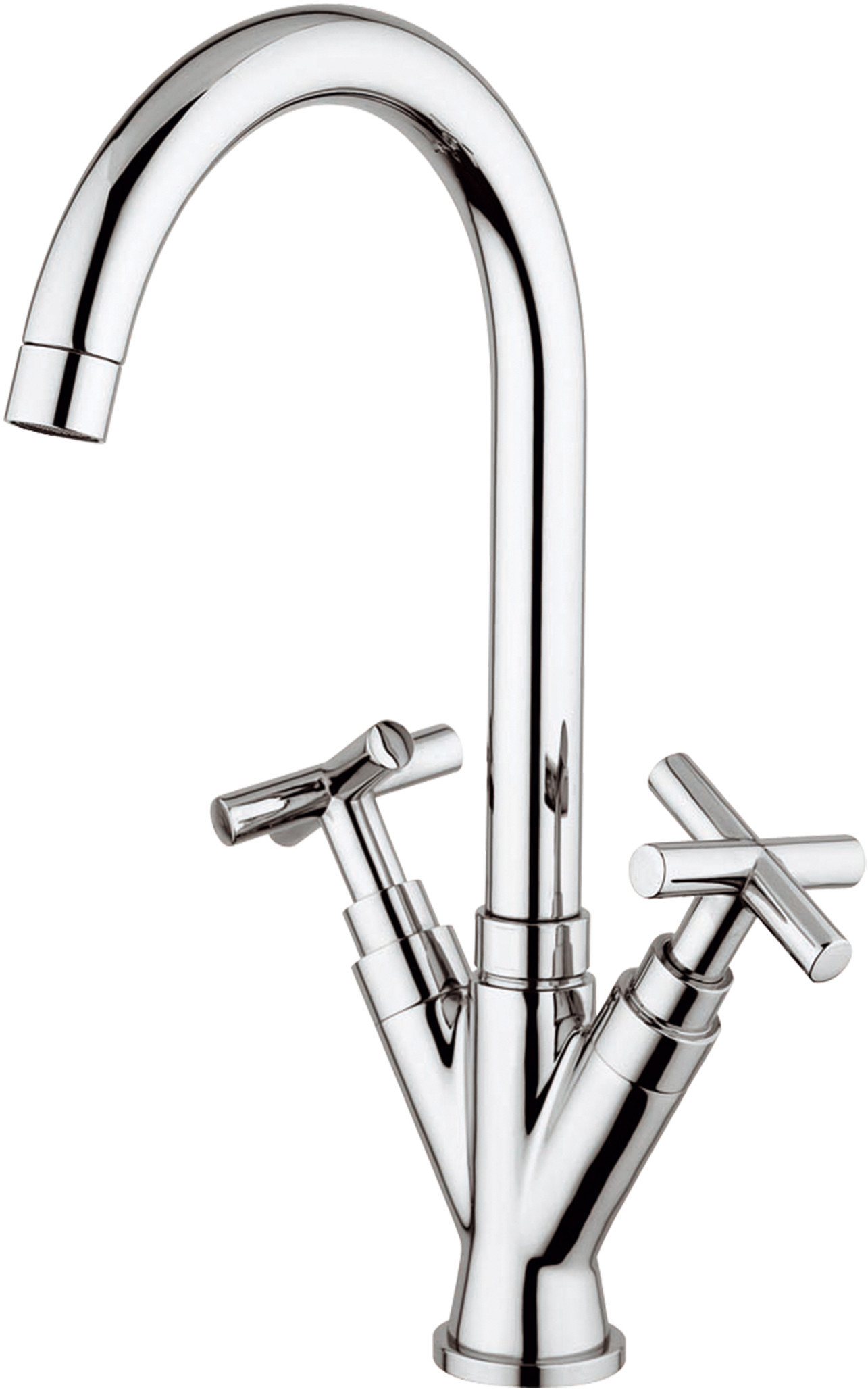 Boretti MANTOVAC keukenkraan chroom - De Schouw Witgoed