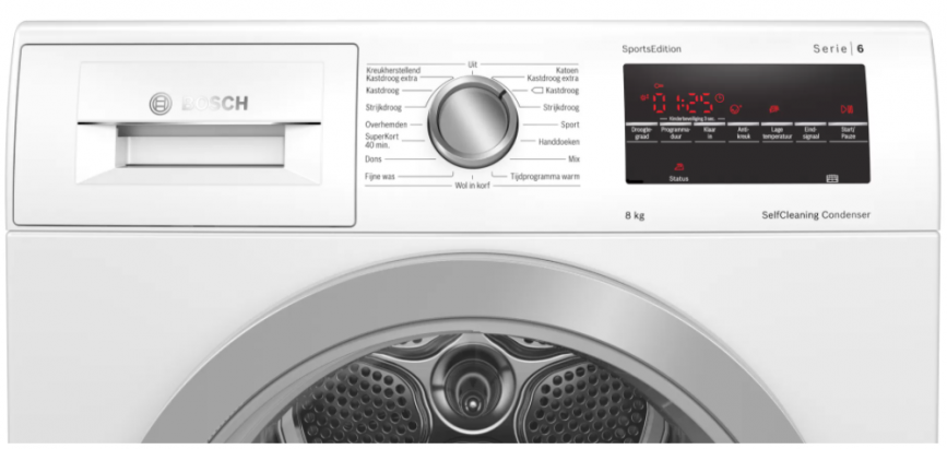 Bosch WTW85495NL warmtepompdroger - De Schouw Witgoed