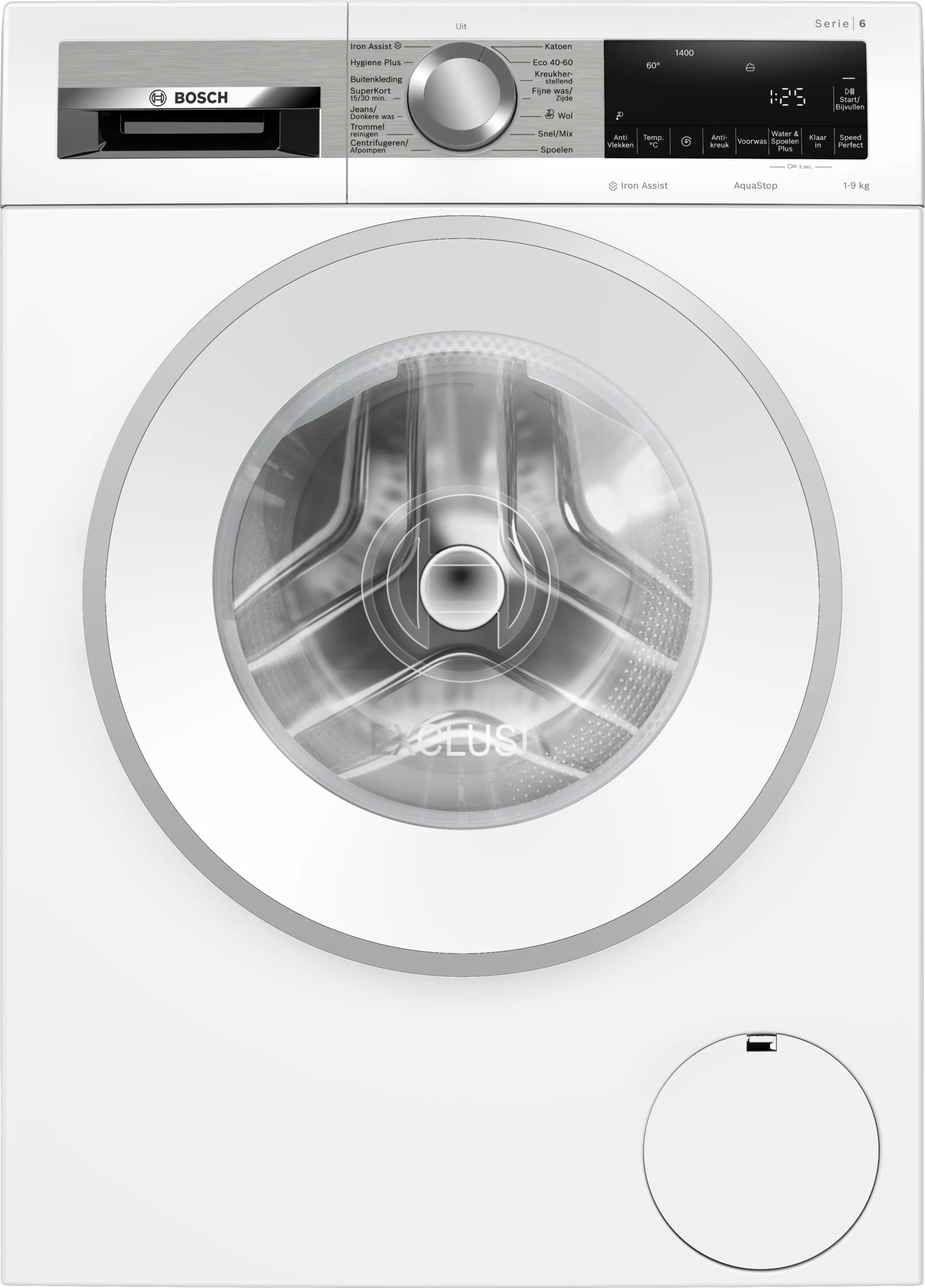 Bosch WGG244Z9NL Exclusiv wasmachine, 9 kg. en 1400 toeren