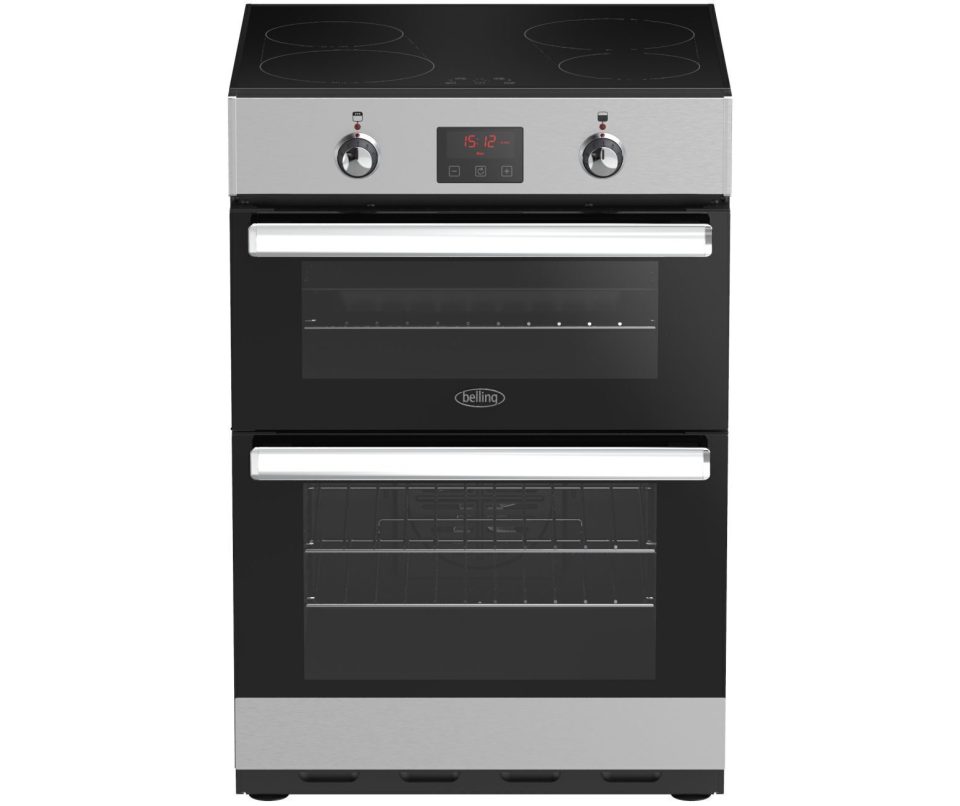 Belling Cookcentre 60 Ei RVS inductie fornuis - rvs