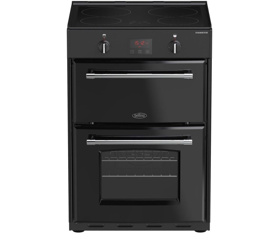 Belling Cookcentre 60 Ei Zwart inductie fornuis - zwart