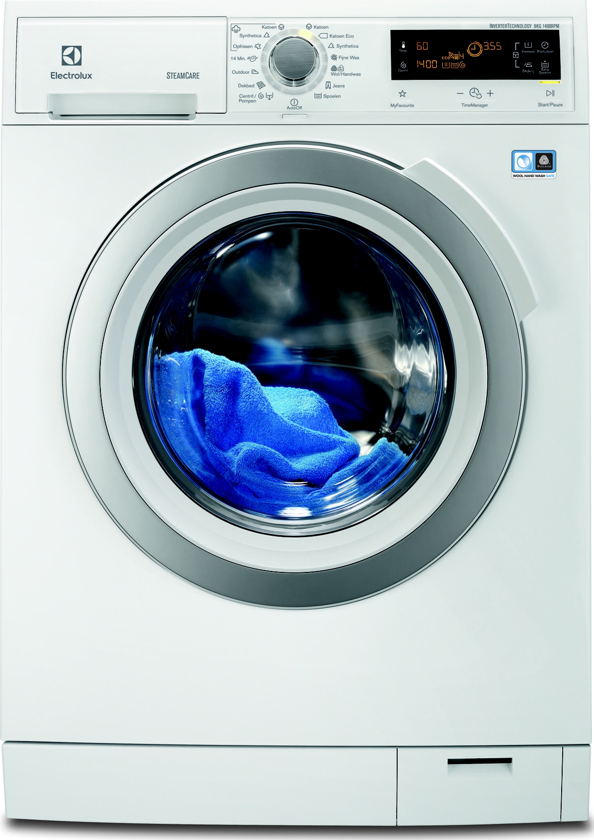 Electrolux EWF1497HNW wasmachine, 9 kg. en 1400 toeren