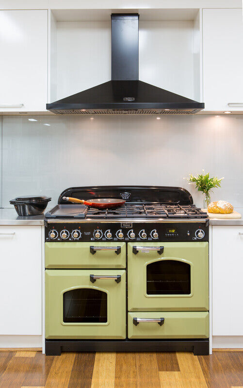 Falcon Classic Deluxe 110 gas olive green fornuis