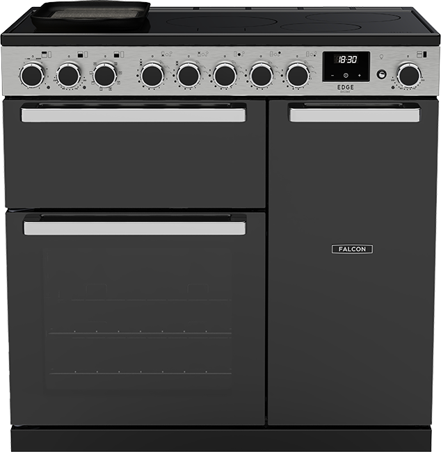 Falcon Edge Deluxe 90 inductie fornuis - zwart