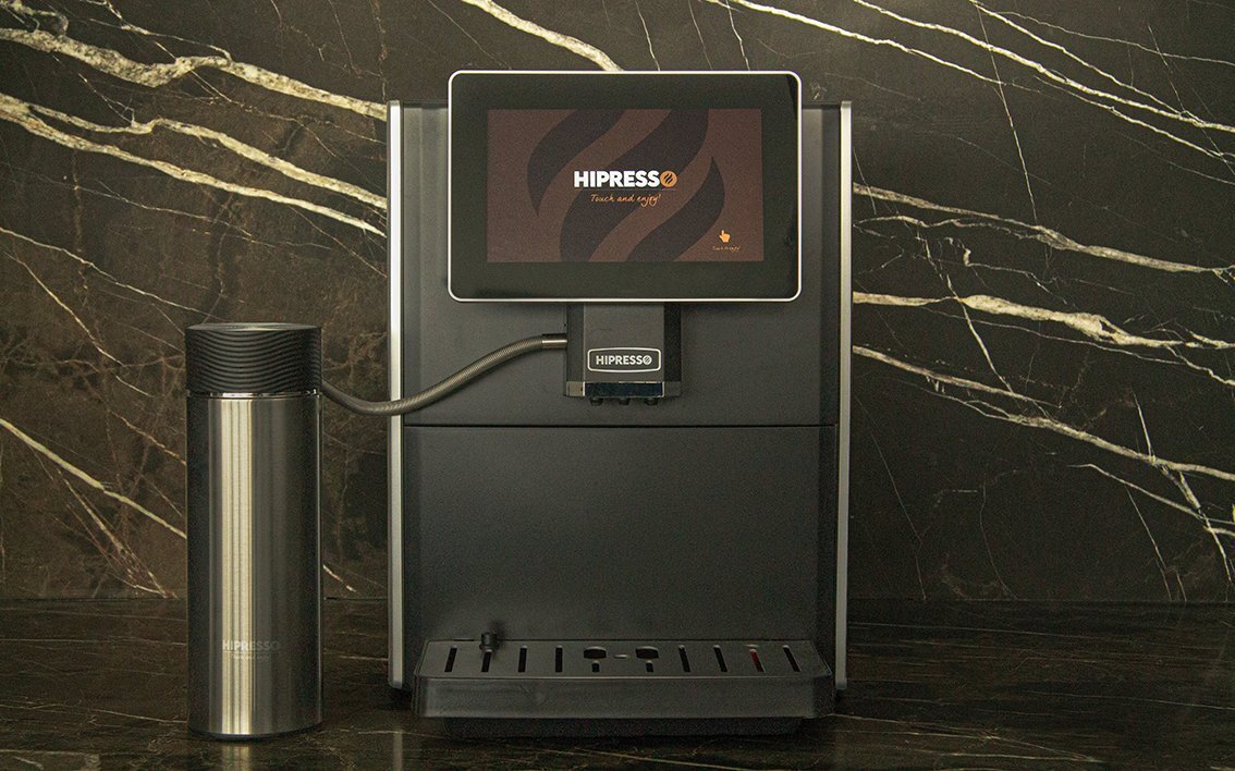 Hipresso DP2002 koffiemachine rvs - De Schouw Witgoed