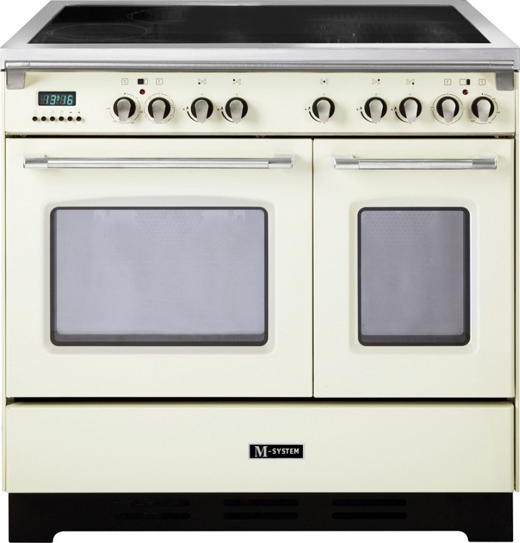 M-System MFCDI94OW inductie fornuis - creme