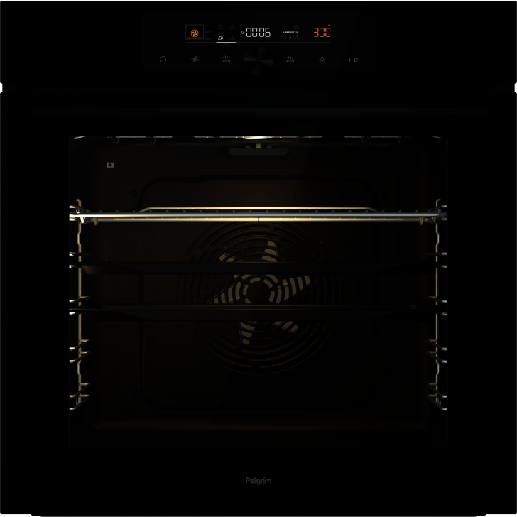 Pelgrim O560ZWA oven zwart - De Schouw Witgoed
