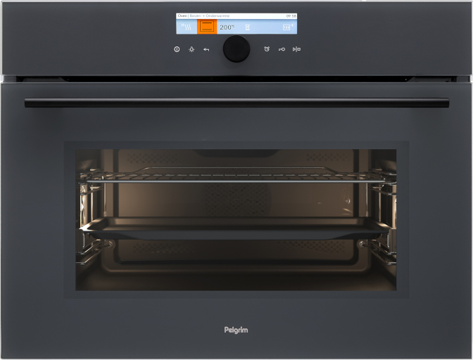Pelgrim OVM834ANT oven zwart - De Schouw Witgoed