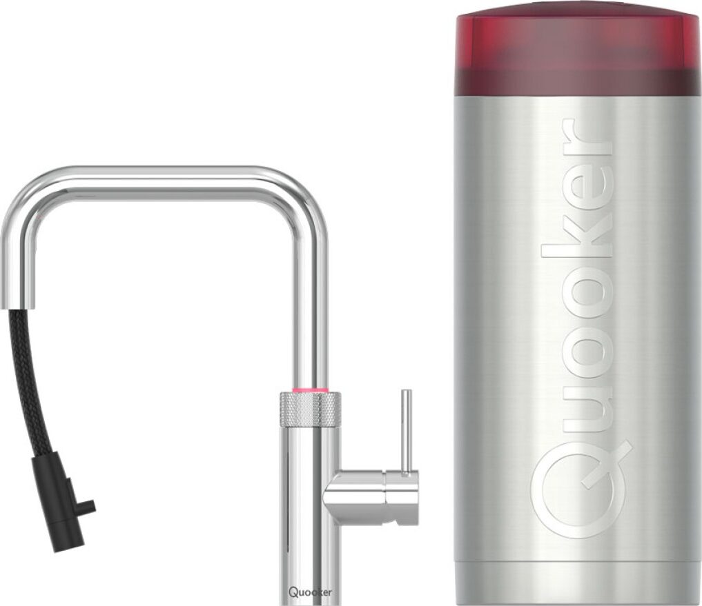 Quooker COMBI Flex Square RVS kokend water kraan rvs