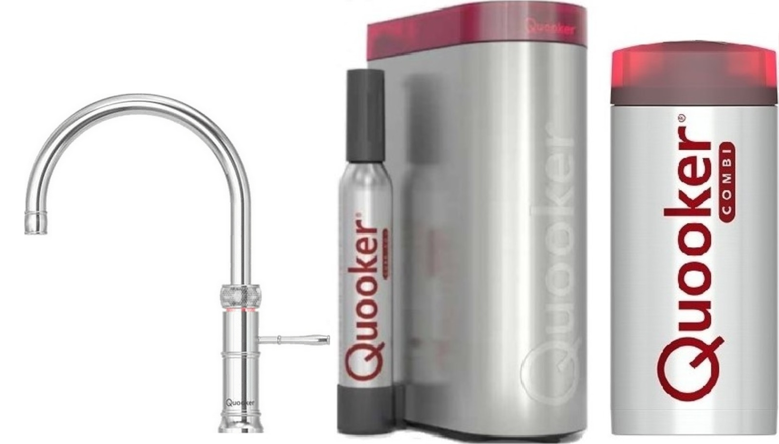Quooker COMBI&CUBE Classic Fusion Round kokend water kraan