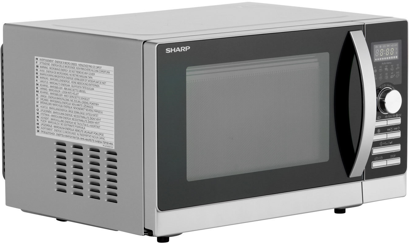 Sharp R843INW combi-magnetron zilver - De Schouw Witgoed