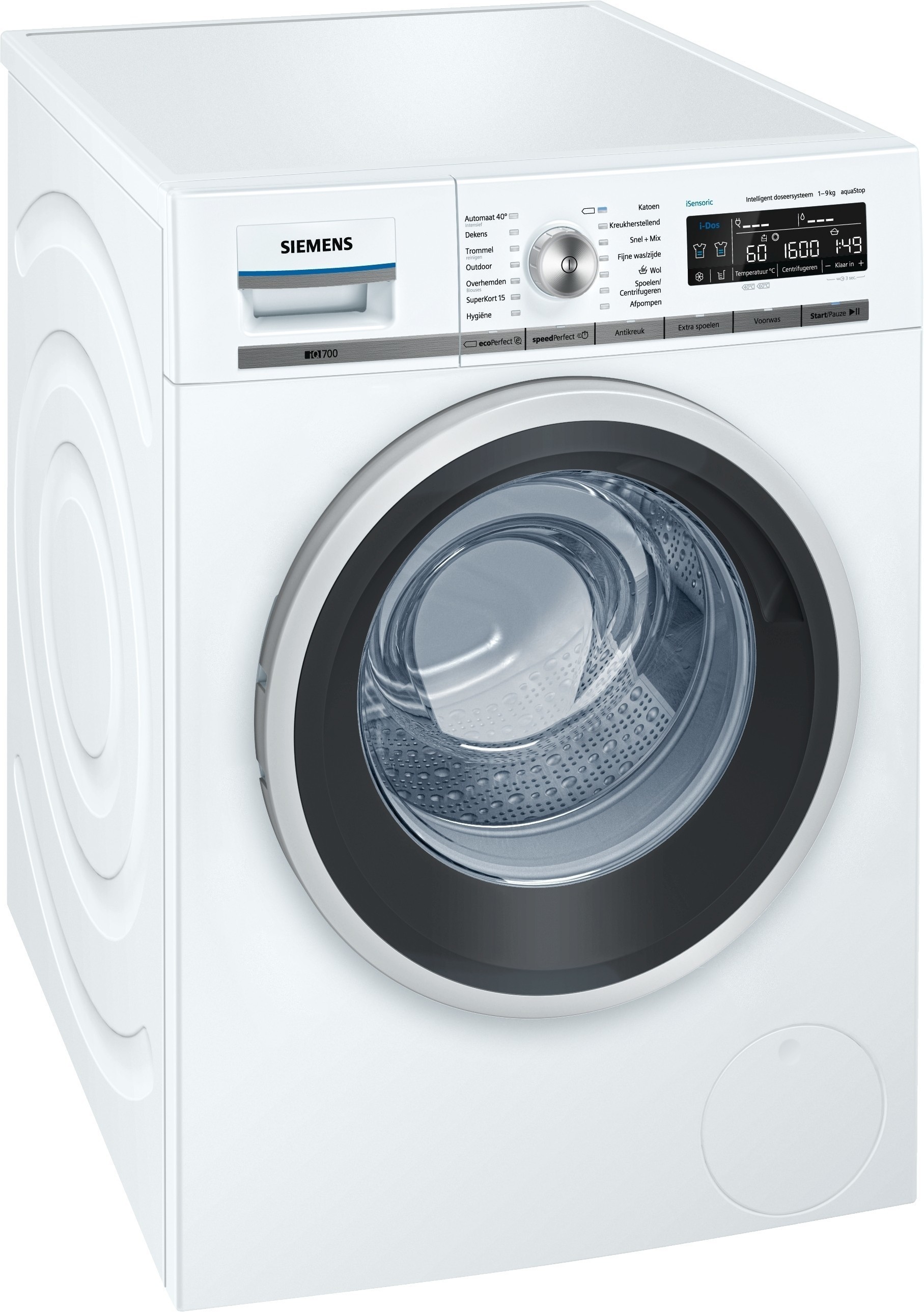 Siemens WM16W672NL wasmachine, 9 kg. en 1600 toeren